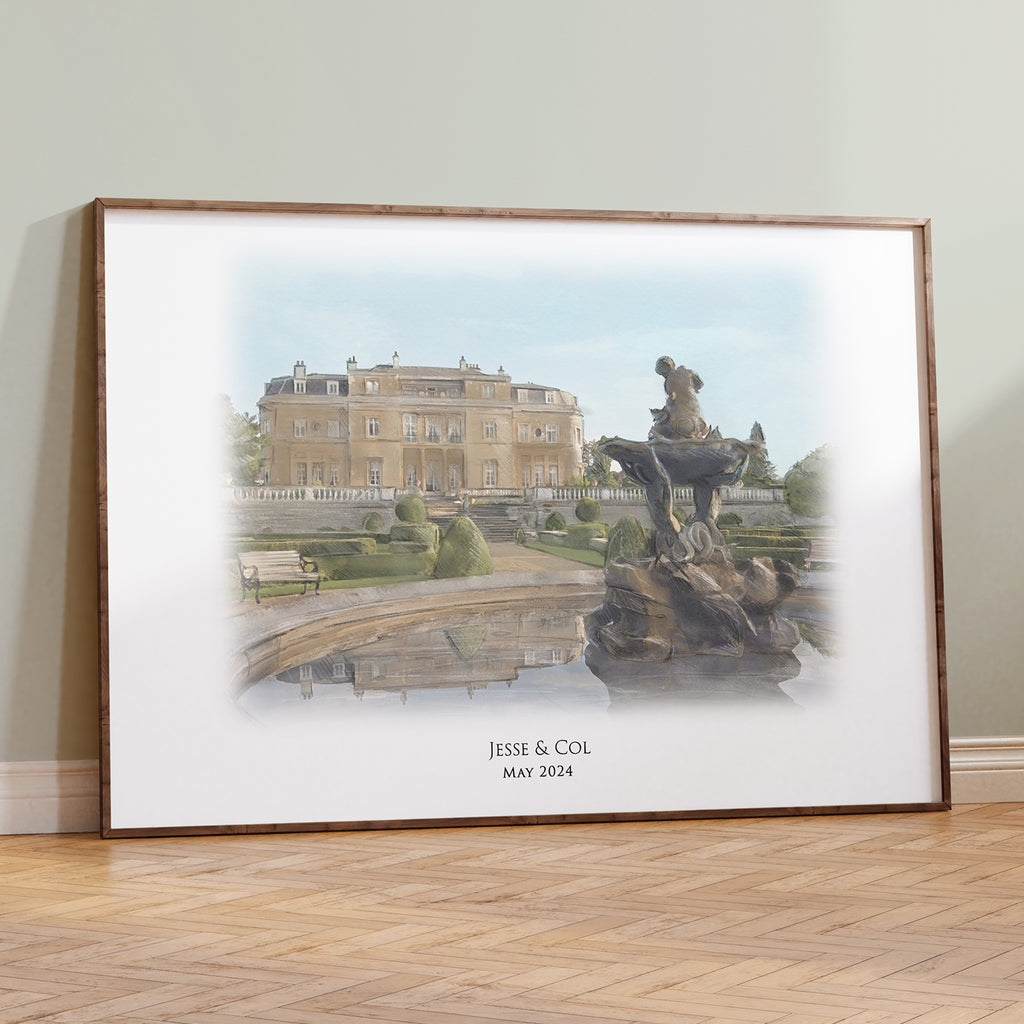 Luton Hoo Wedding Venue Portrait by Natalie Ryan Design