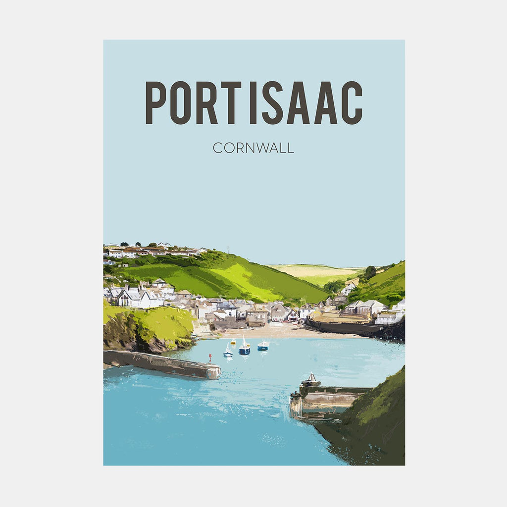 Port Isaac Cornwall Art Print – Natalie Ryan